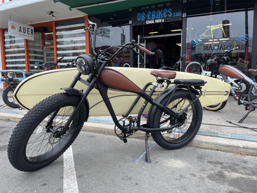 Electric Vintage Style eBikes - Cafe Racer Electric Fat Tire eBikes